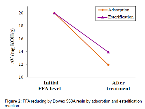 FFA Adsorption from Waste Oils or Non-Edible Oils onto an Anion-E
