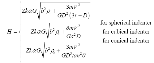 Analytical and Numerical Simulation of Dynamic Indentation for ...