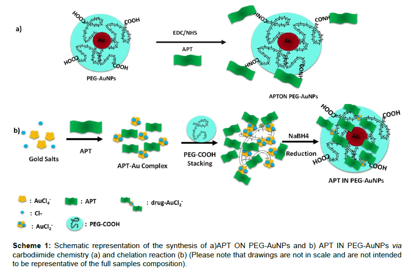 Aptamer Grafting onto (on) and into (in) Pegylated Gold Nanoparticles ...